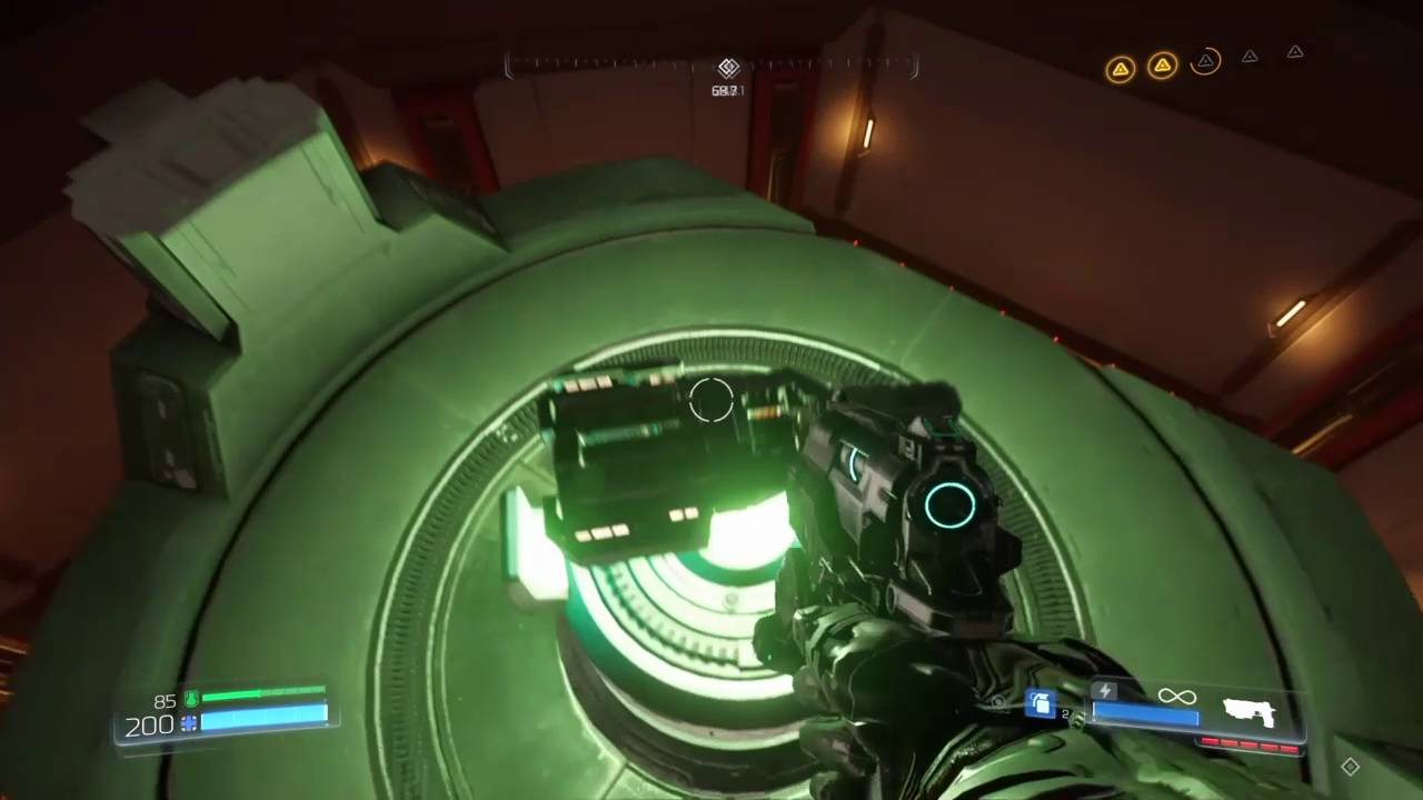 DOOM level 8 (advanced research complex) secrets classic doom map, BFG ...