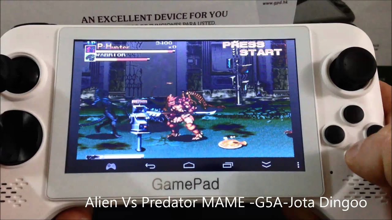 GPD G5A Alien Vs Predator MAME G5A Jota Dingoo - YouTube