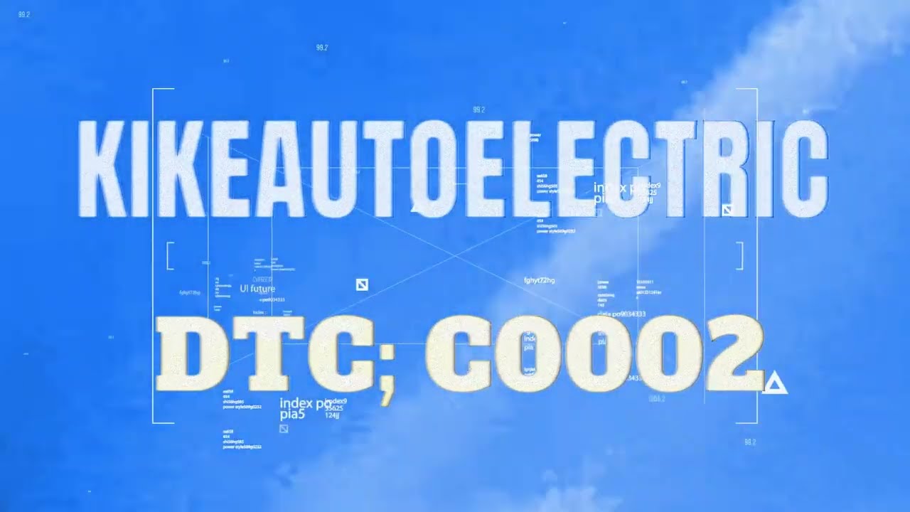 Código C0002, Sintomas, Solución y Causas - YouTube