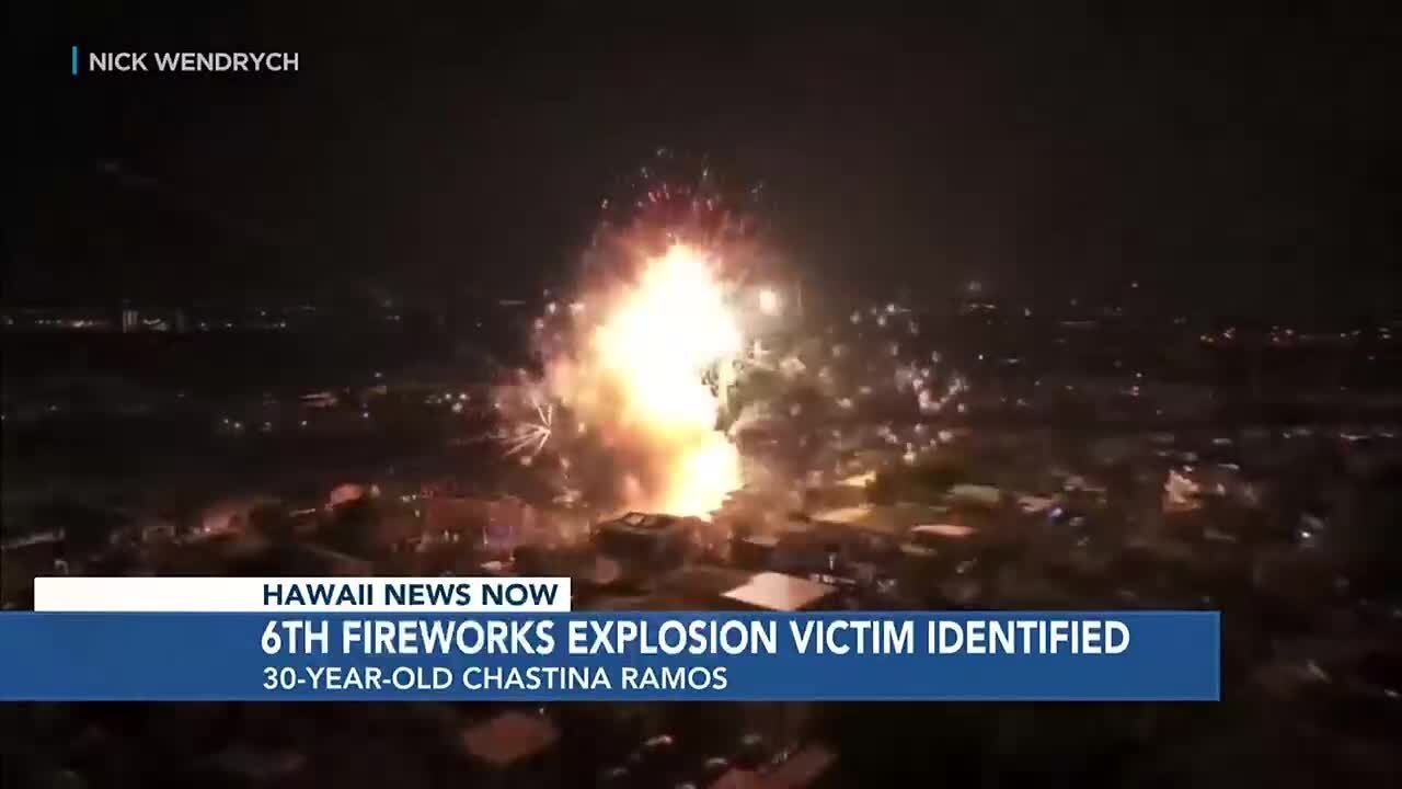 6th Aliamanu fireworks explosion victim identified - YouTube