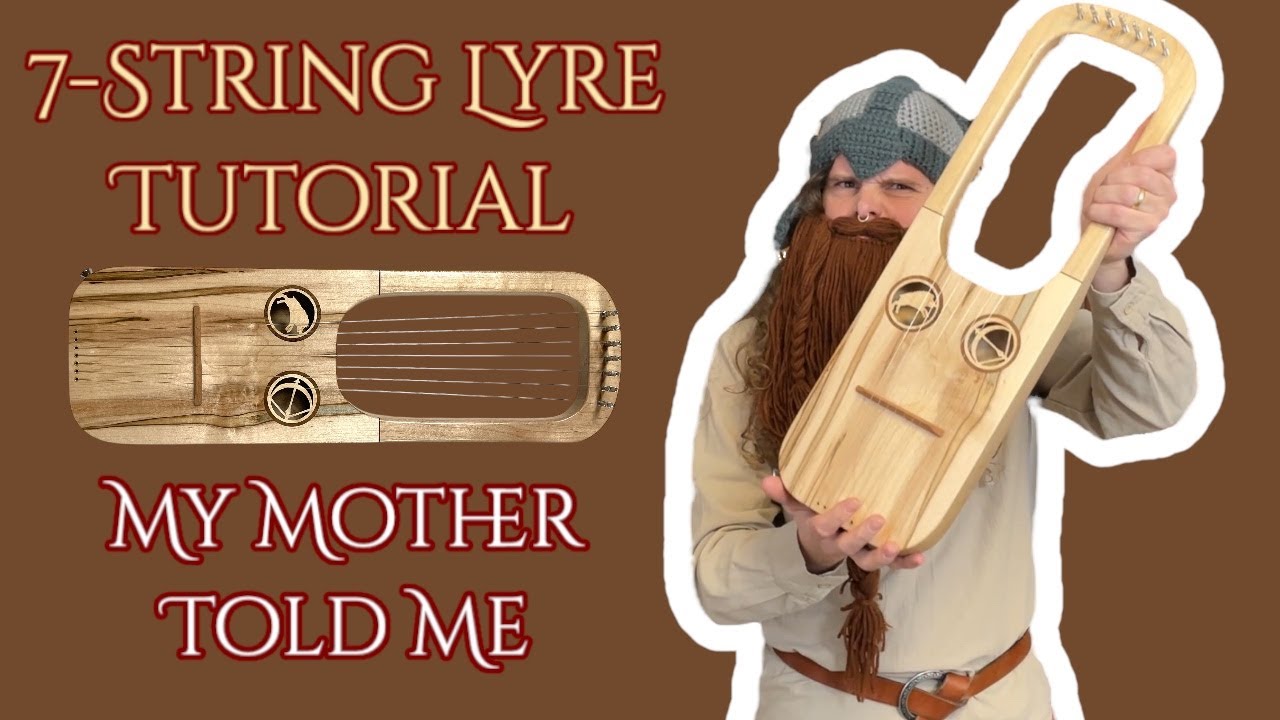 My Mother Told Me - Tutorial for 7-String Lyre - YouTube