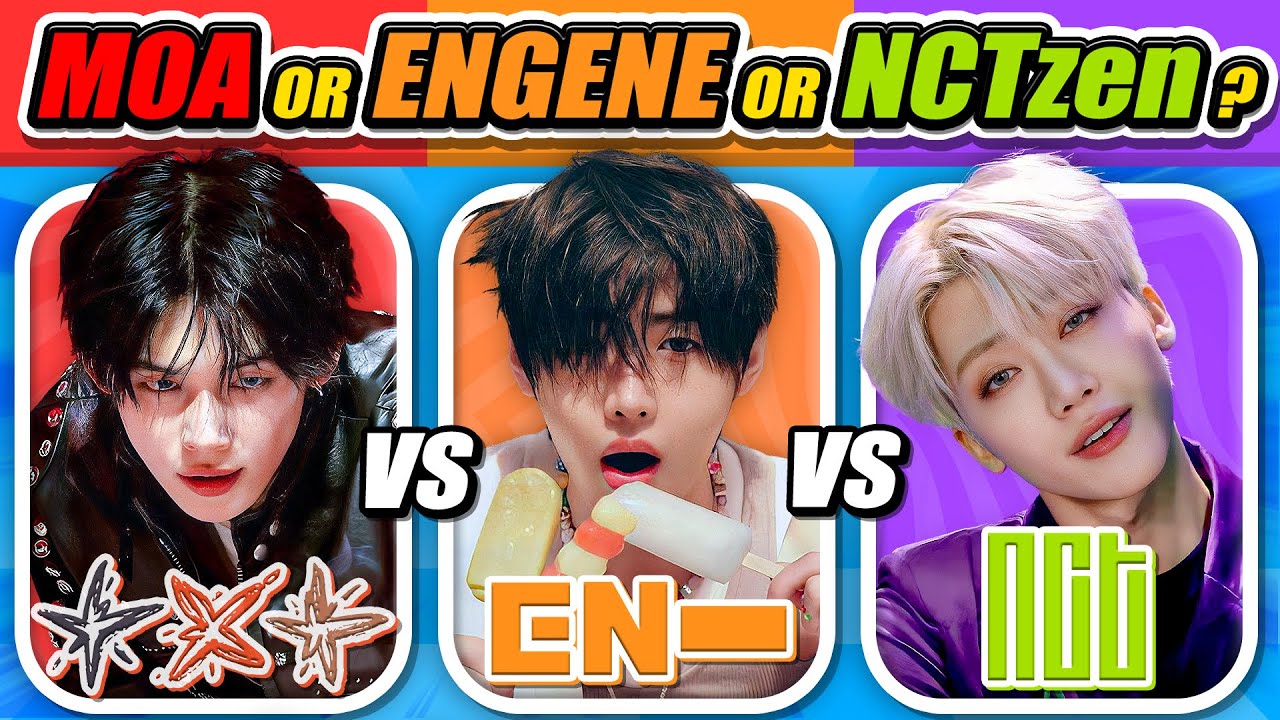 TXT VS ENHYPEN VS NCT !! [WHO'S FANDOM DO YOU BELONG TO? ] | KPOP QUIZ ...