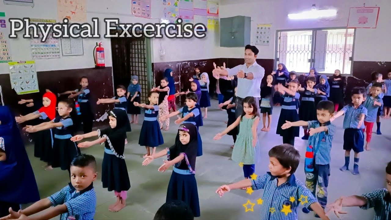 Physical Education | Excercise For kids UKG And std. 1st - YouTube