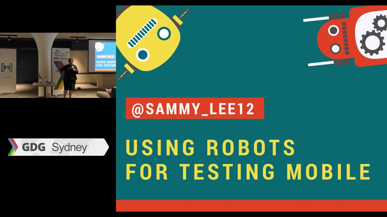 Using robots for testing mobile apps - YouTube