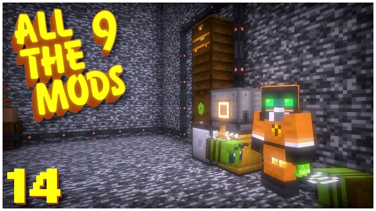 Radioactive Bees! | All The Mods 9 | Ep 14 - YouTube