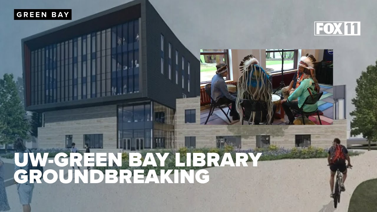 UW-Green Bay library groundbreaking - YouTube