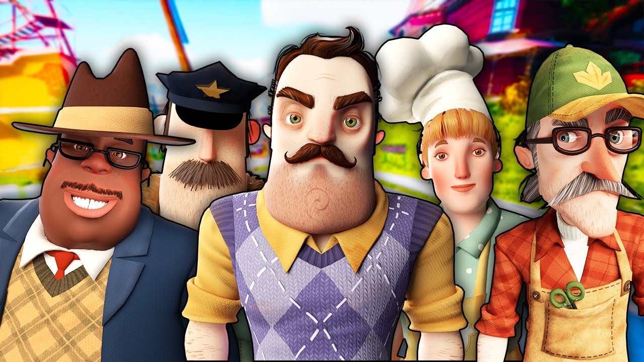 We MEET the NEIGHBOR and ALL HIS FRIENDS! (Hello Neighbor Pre-order ...
