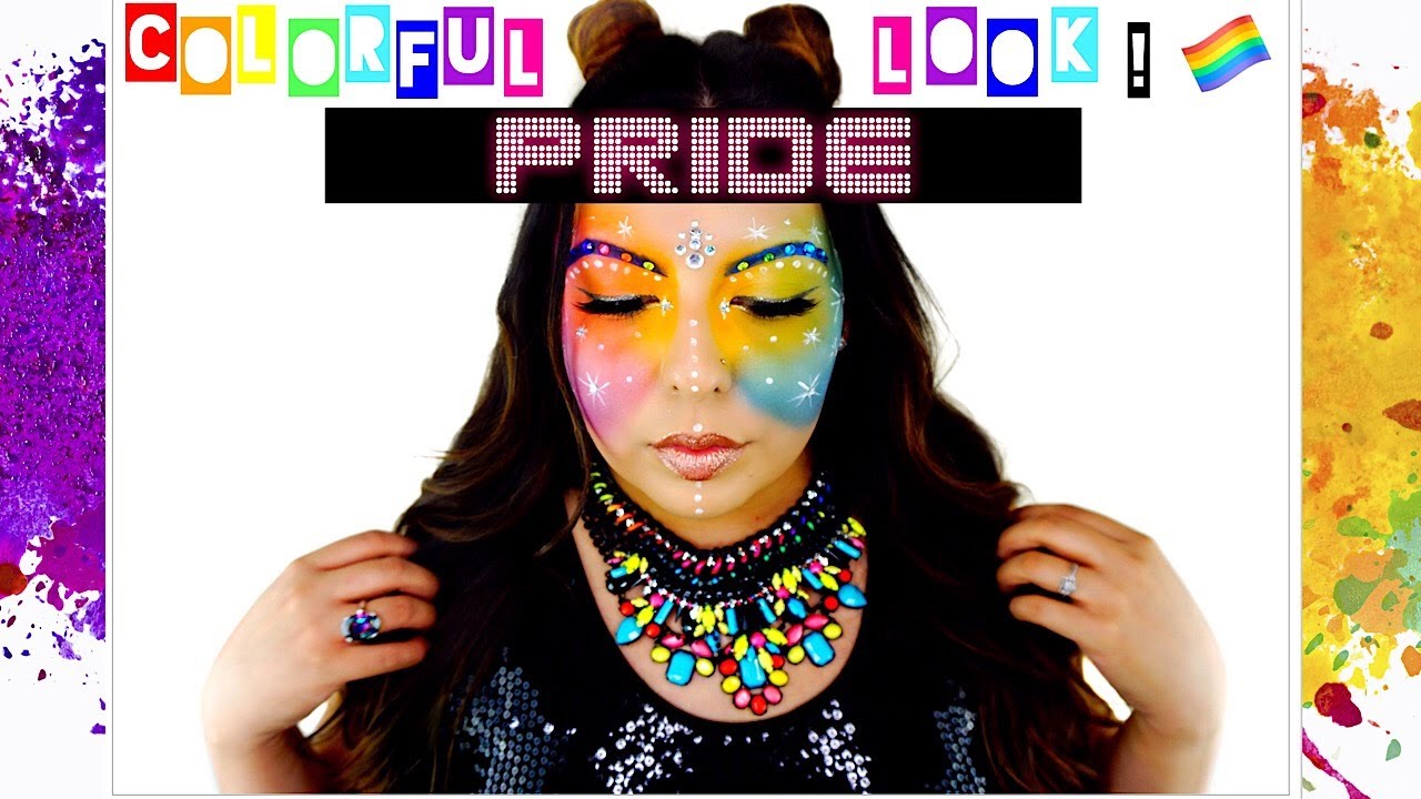 Colorful PRIDE Look - YouTube