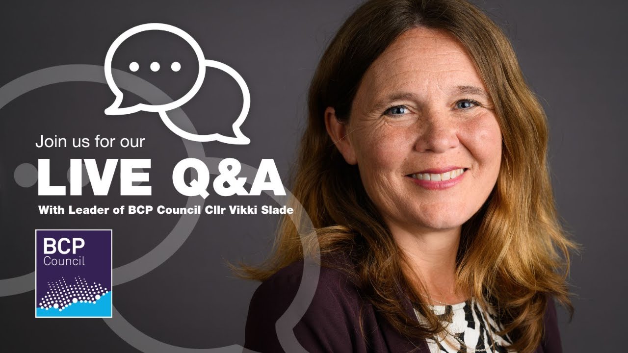 BCP Council’s first Live Q&A session with new Leader Cllr Vikki Slade ...