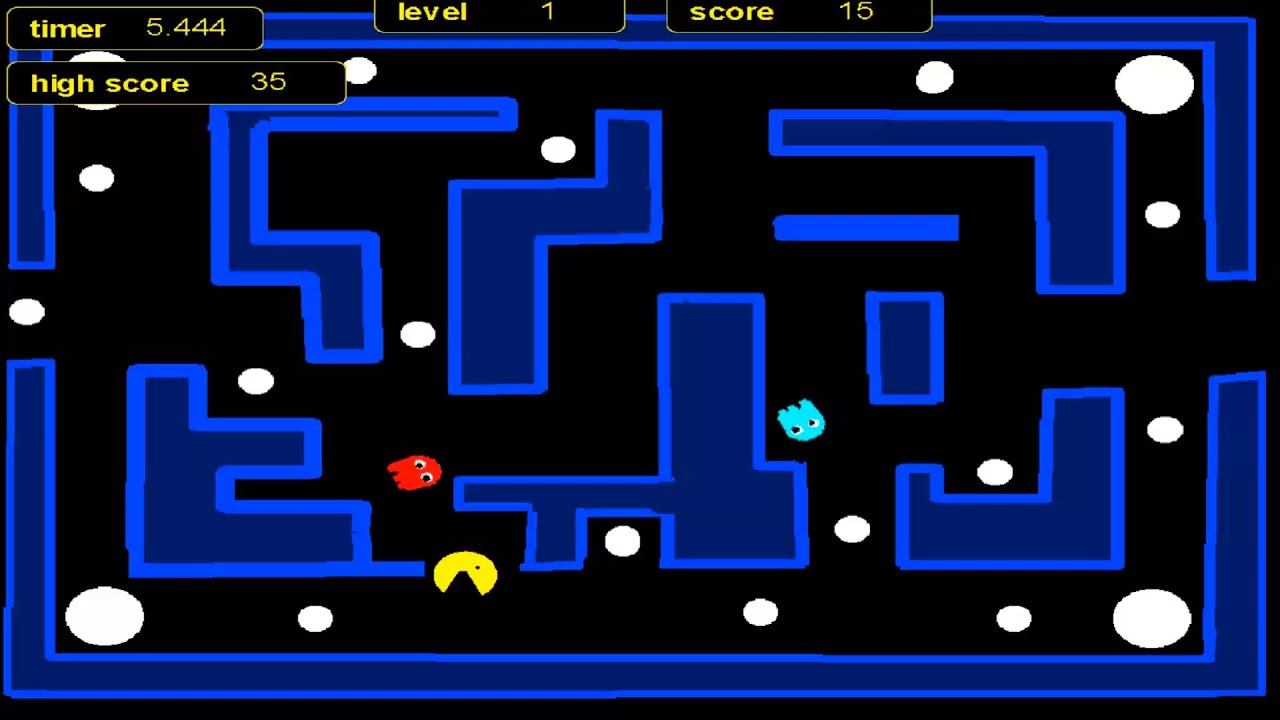Pacman Deluxe ANOTHER GAME ! version 1 5 By AwesomeFoursome444 PAC MAN ...