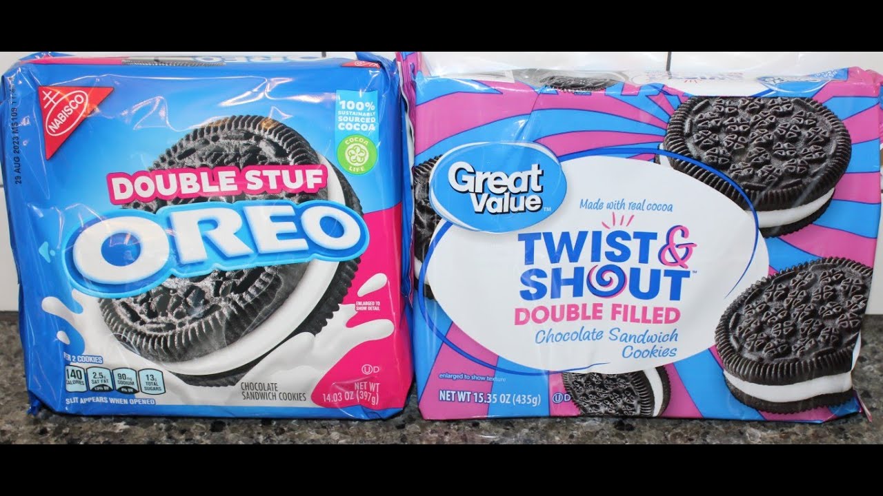 Blind Taste Test: Nabisco Double Stuf Oreo vs Great Value Twist & Shout ...