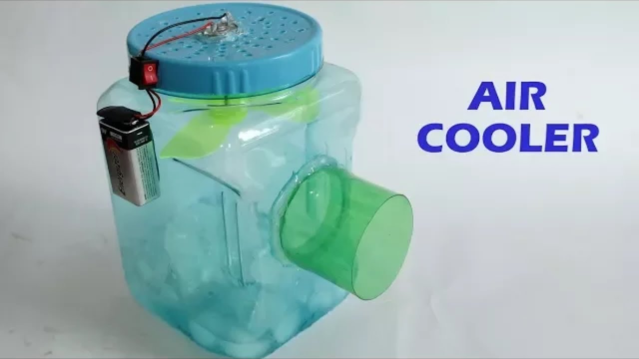 How to make home made cooler with USB fan - YouTube