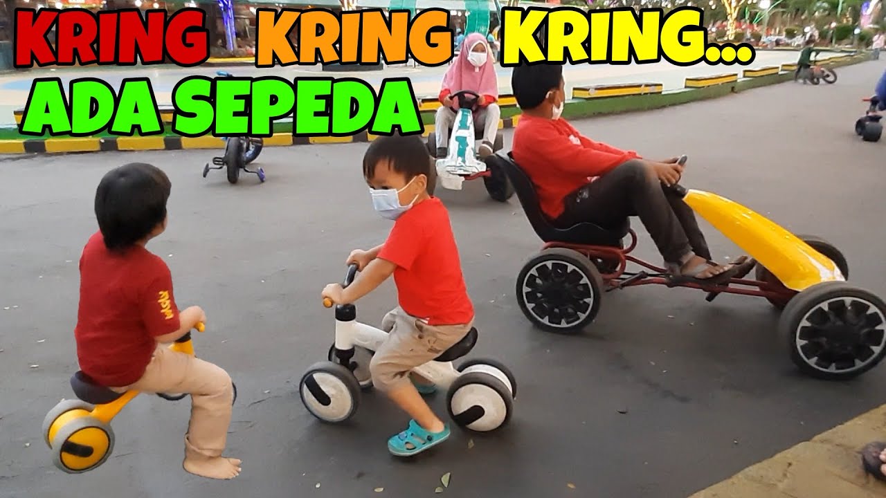 Balita Naik Sepeda Lucu Lagu Anak Anak Indonesia KRING KRING KRING ADA ...