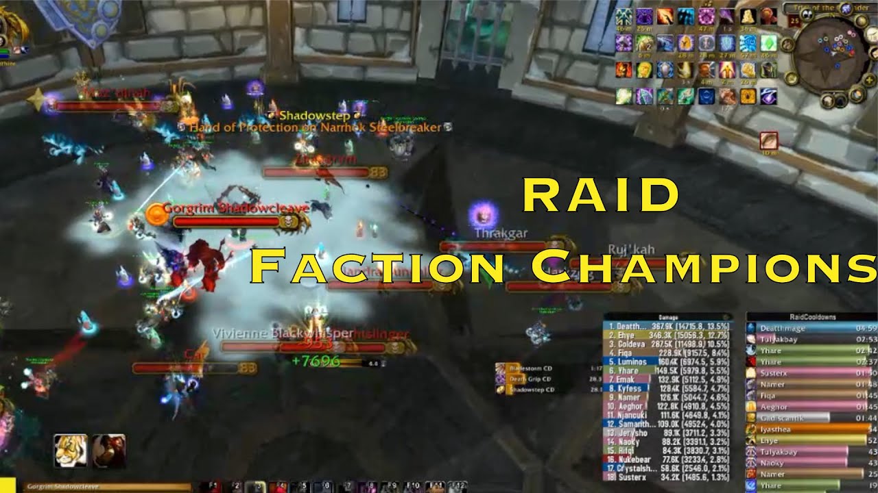 WoW Wrath of The Lich King Trial of the Crusader Faction Champions ...
