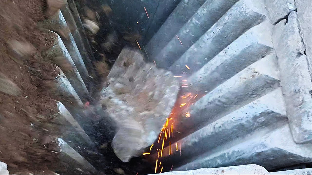 Rock Crusher Fire Sparks & Flames|Best Rock Crushers in action | Expert ...