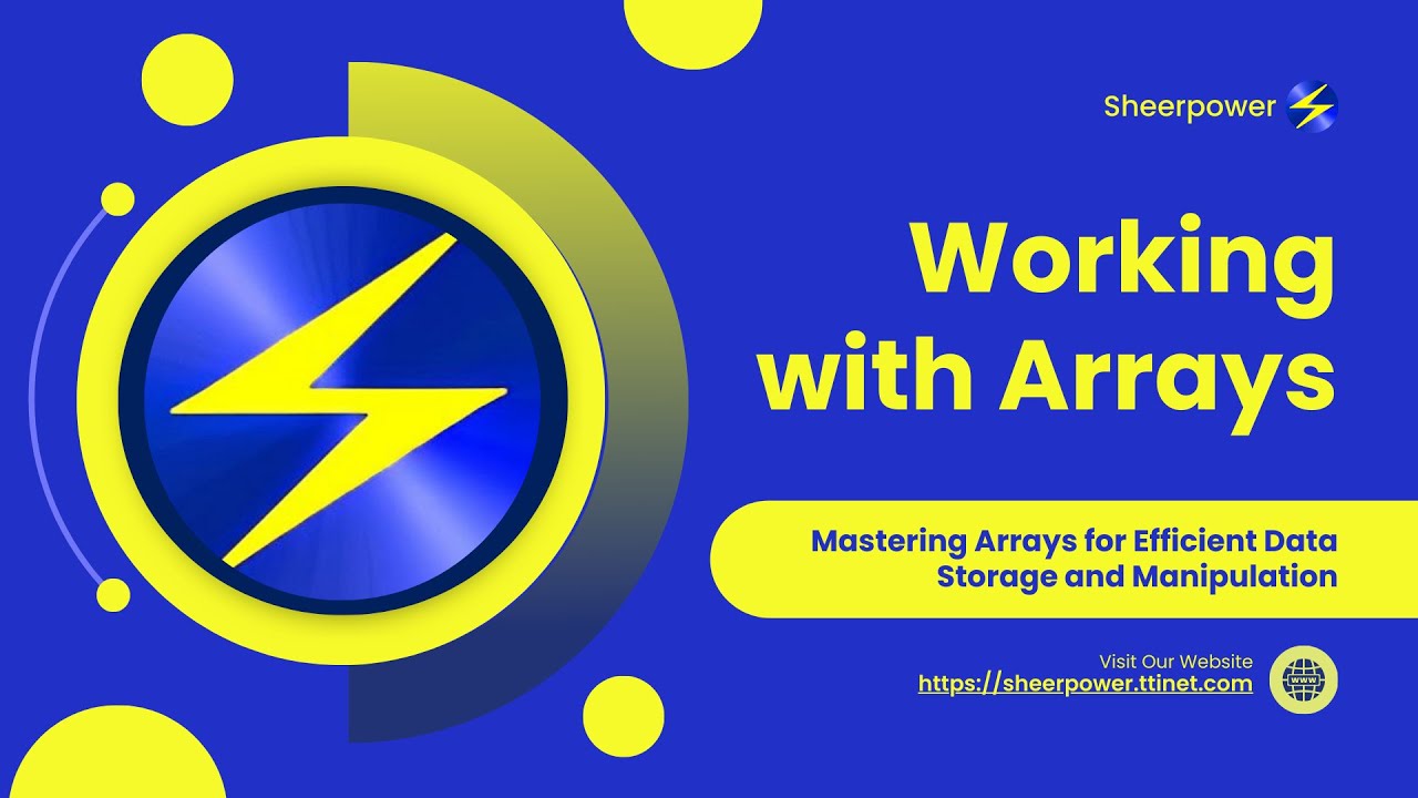 Working With Arrays Youtube