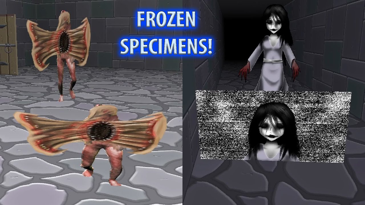 FROZEN SPECIMENS | Combos with Specimen 6 in OG Spooky's Jump Scare Mansion - YouTube