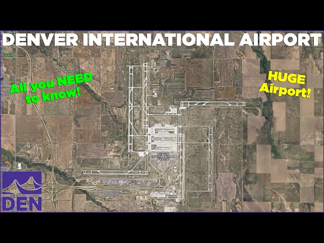 Denver Airport Runway Map THE NEW DENVER AIRPORT