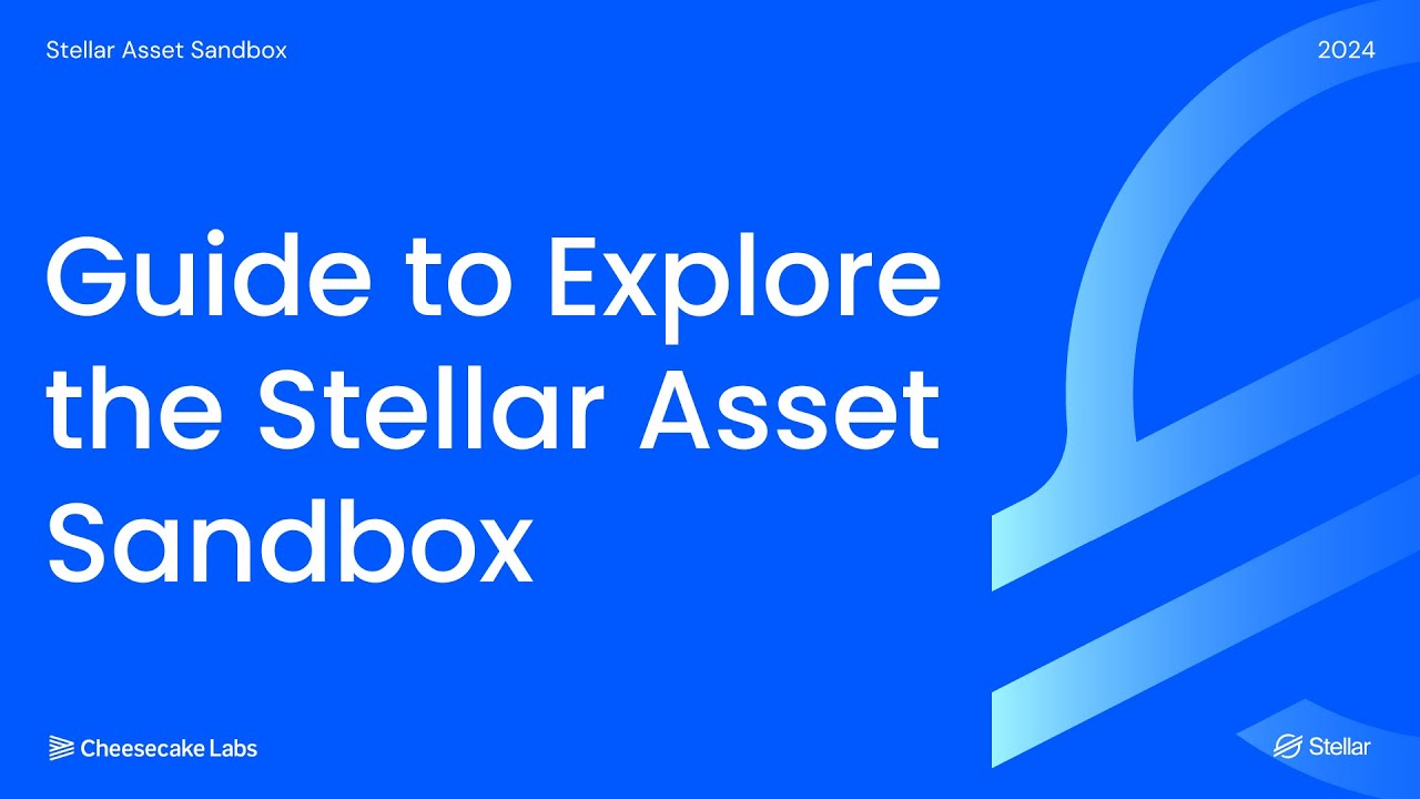 Guide to Explore the Stellar Asset Sandbox - YouTube