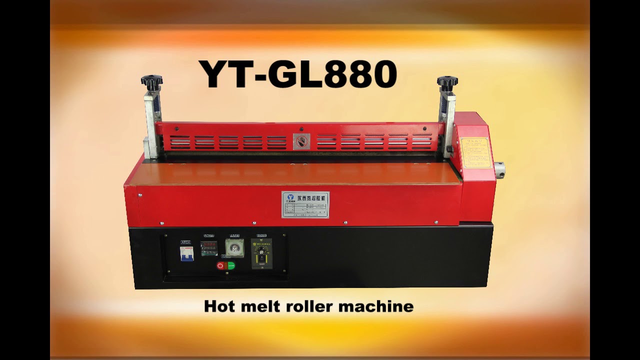 YONGTAI MACHINE hot melt glue machine - YouTube