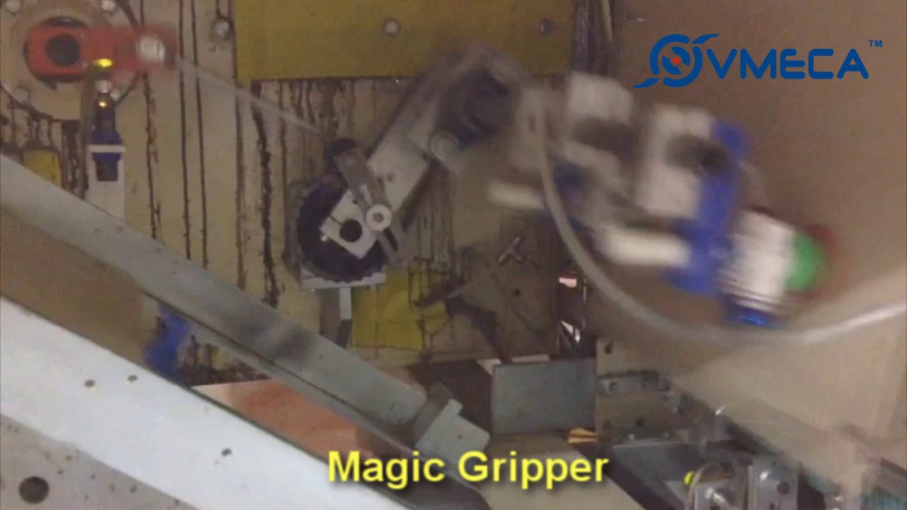 VMECA Magic Grippers (cup+pump) are installed in Auto Paper Feeder ...