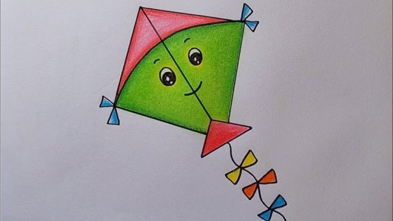 Happy lohri makar Sankranti easy patang drawing 🪁🪁🪁🪁 - YouTube