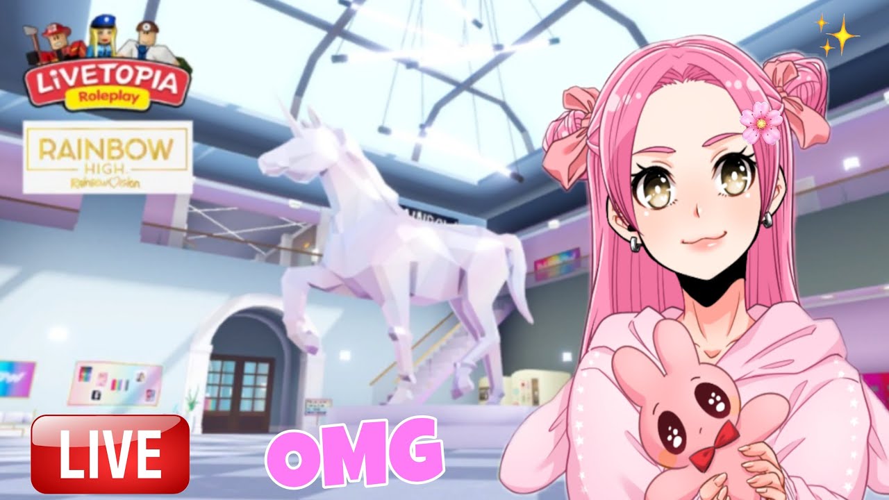 *NEW* LIVETOPIA RAINBOW HIGH! UPDATE #ad LIVE - YouTube