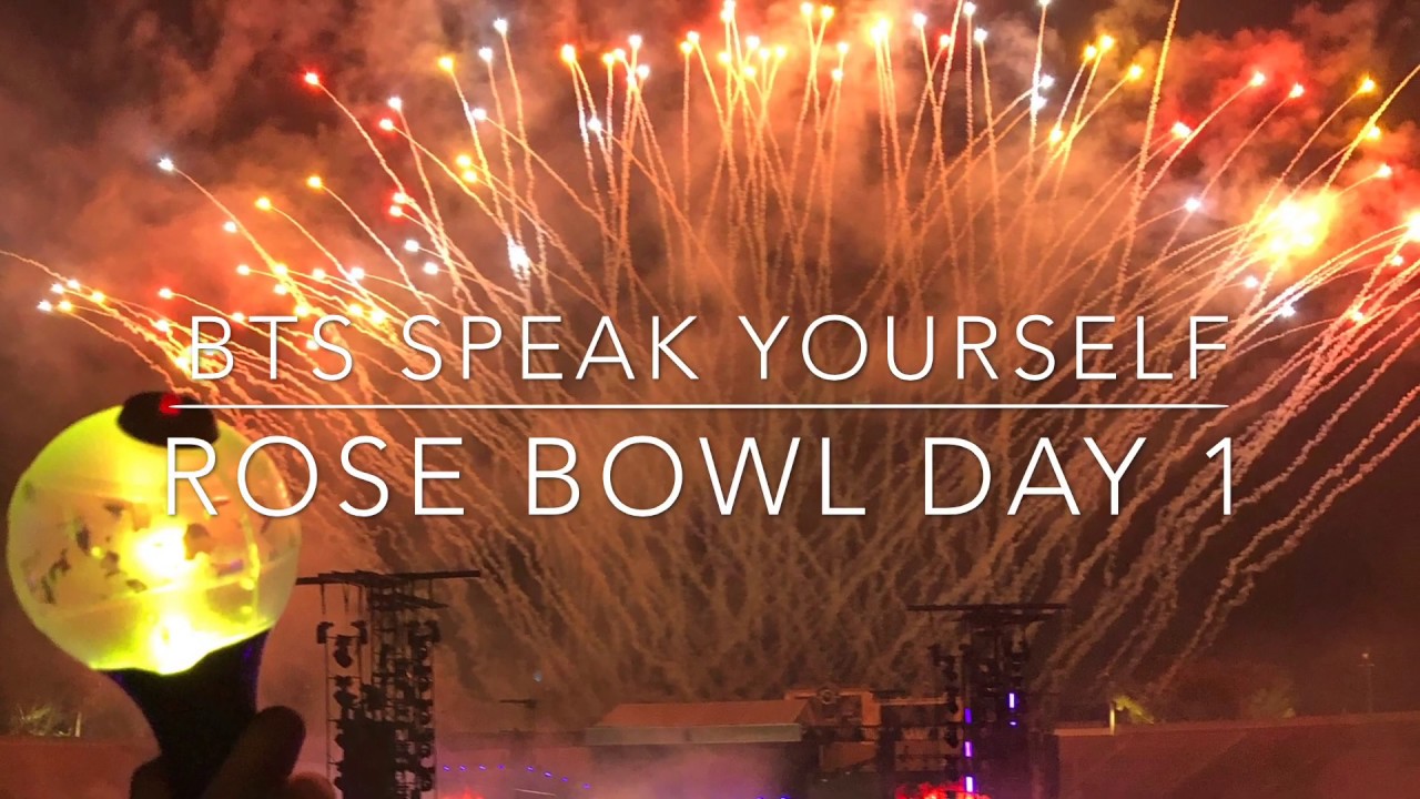BTS Speak Yourself Rose Bowl Day 1 - YouTube