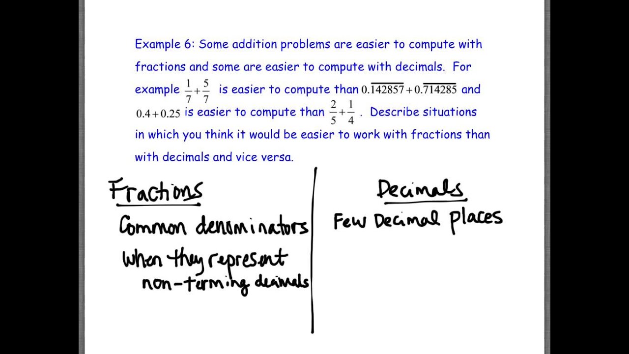 7.3 Nonterminating Decimals (part 2) - YouTube