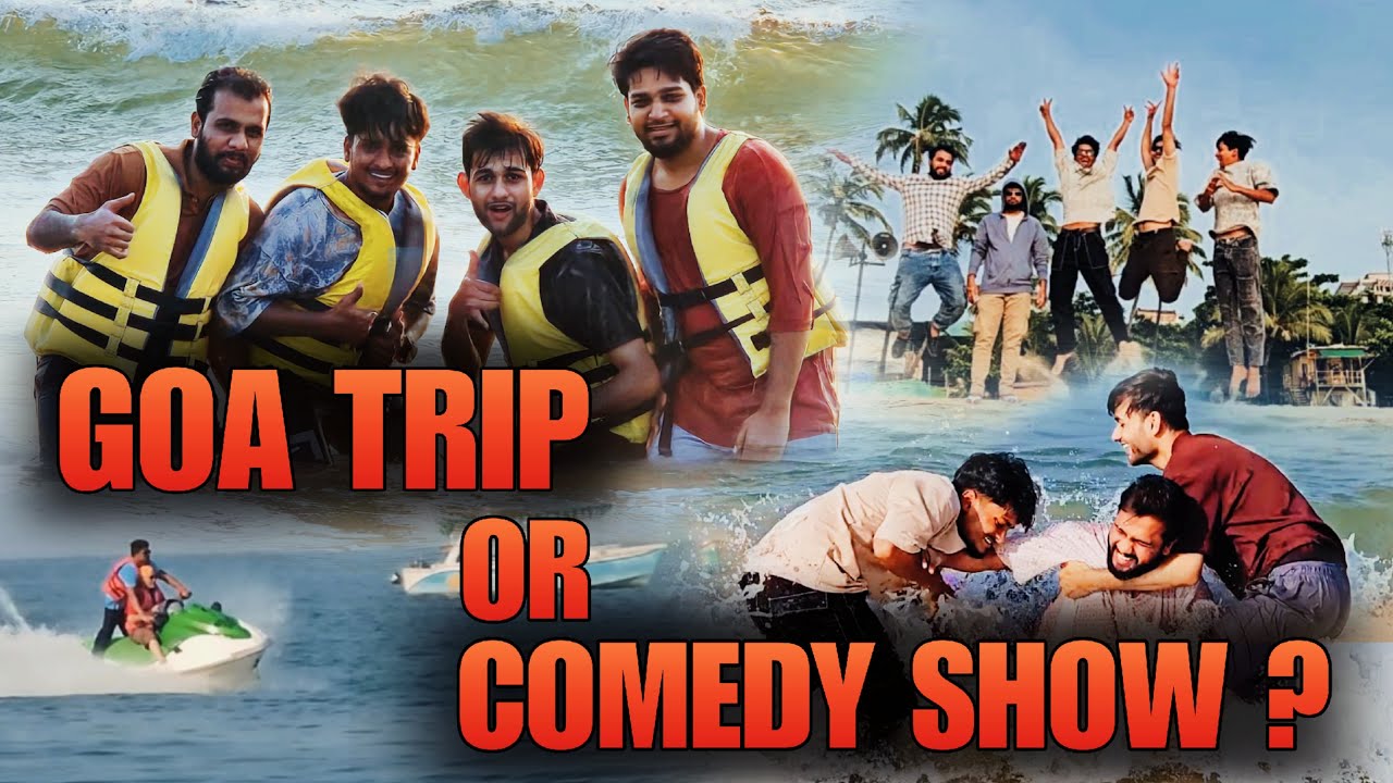 GOA TRIP OR COMEDY SHOW? #bagabeach #goa #beachvibes #boating # ...