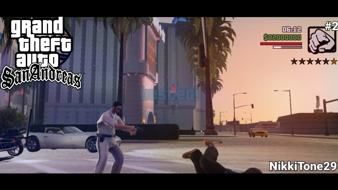 GTA San Andreas The Definitive Edition Mobile - (NETFLIX) - BUSTED #2 ...