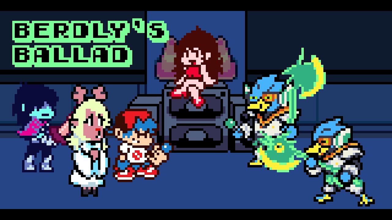 Berdly's Ballad | FNF Birdbrain and Smart Bars MashUp - YouTube