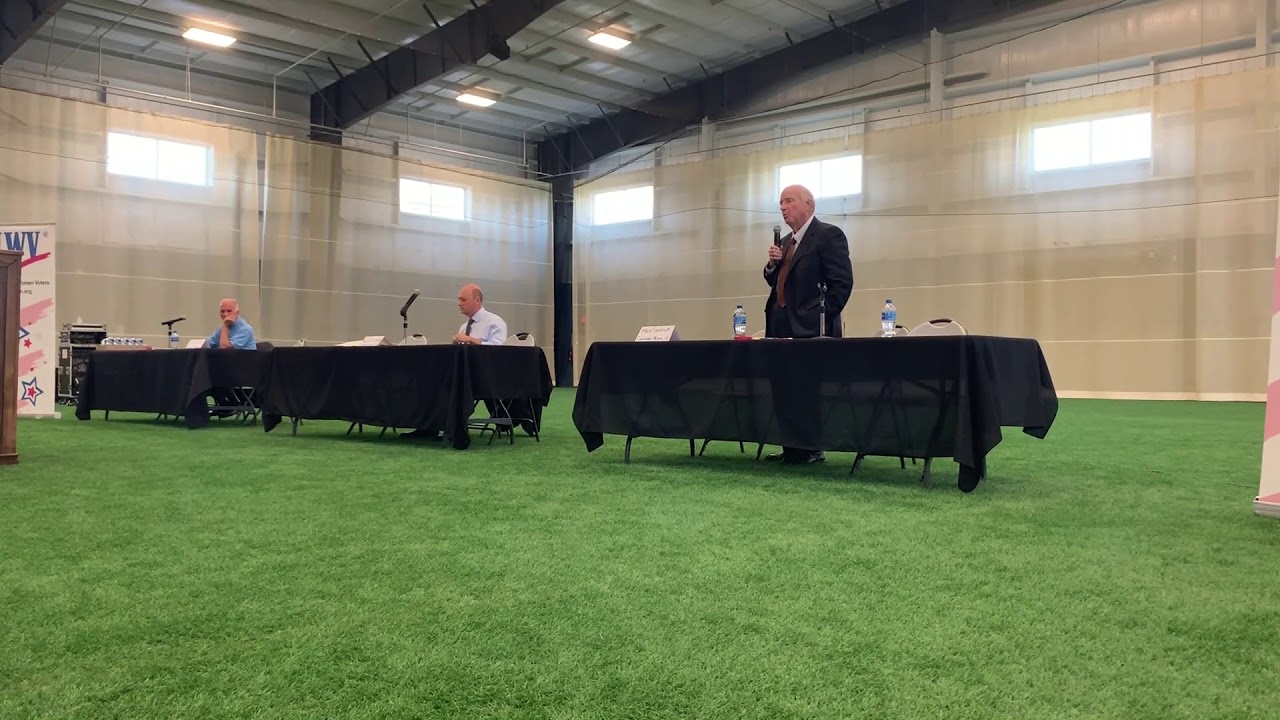 Mayor Jeff Gahan Snarls at Opponent Mark Seabrook - YouTube
