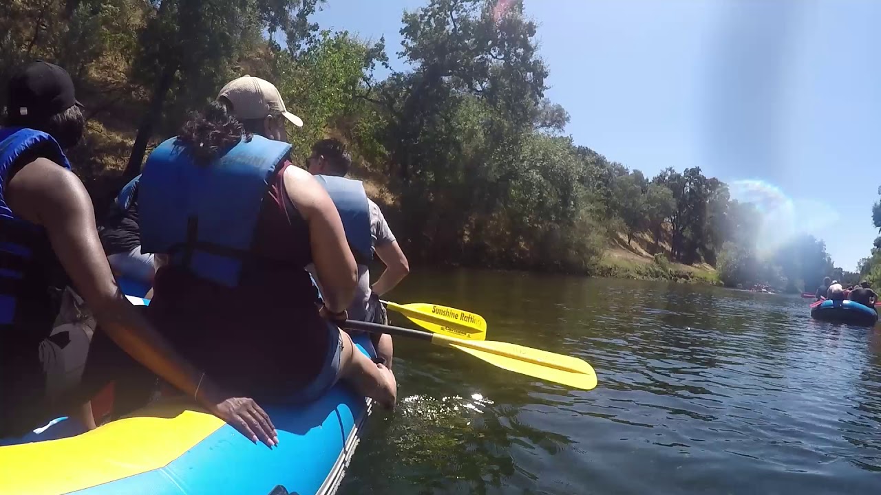 Family Knights Ferry rafting 8 10 2019 - YouTube