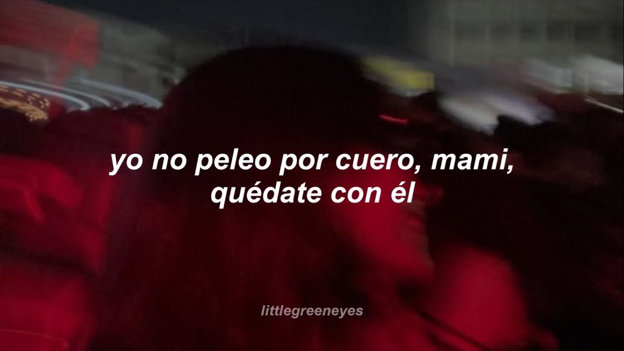 'yo no peleo por cuero mami quédate con él' || cazzu - mucha data ...