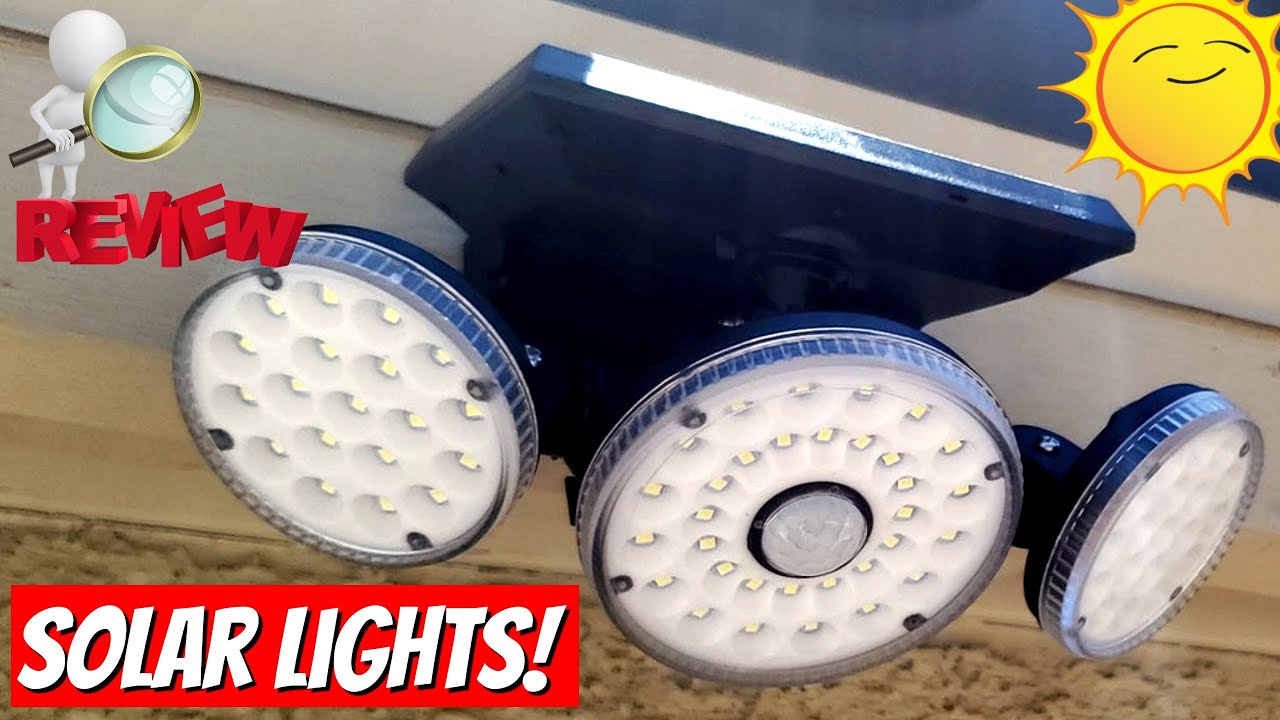 HOW TO Install Solar Motion Lights | Solar OUTDOOR Lights 2021 Yomisga ...