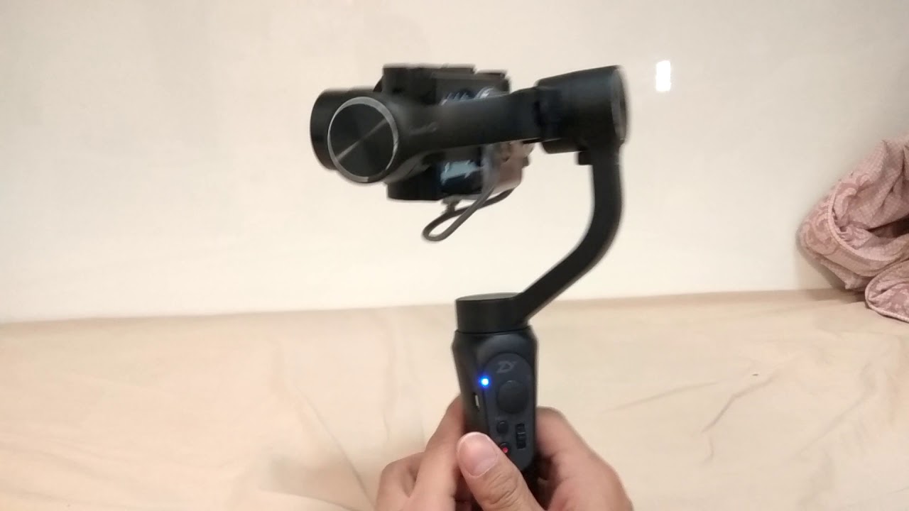 Zhiyun Smooth Q , Panasonic LX10 compact camera - YouTube