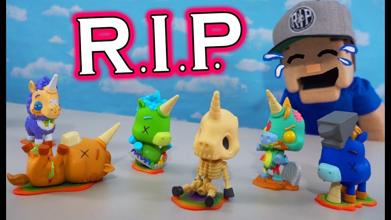 RIP Rainbows in Pieces ZOMBIE Ponies?! HAHAHAHA! Puppet Steve Unboxing ...