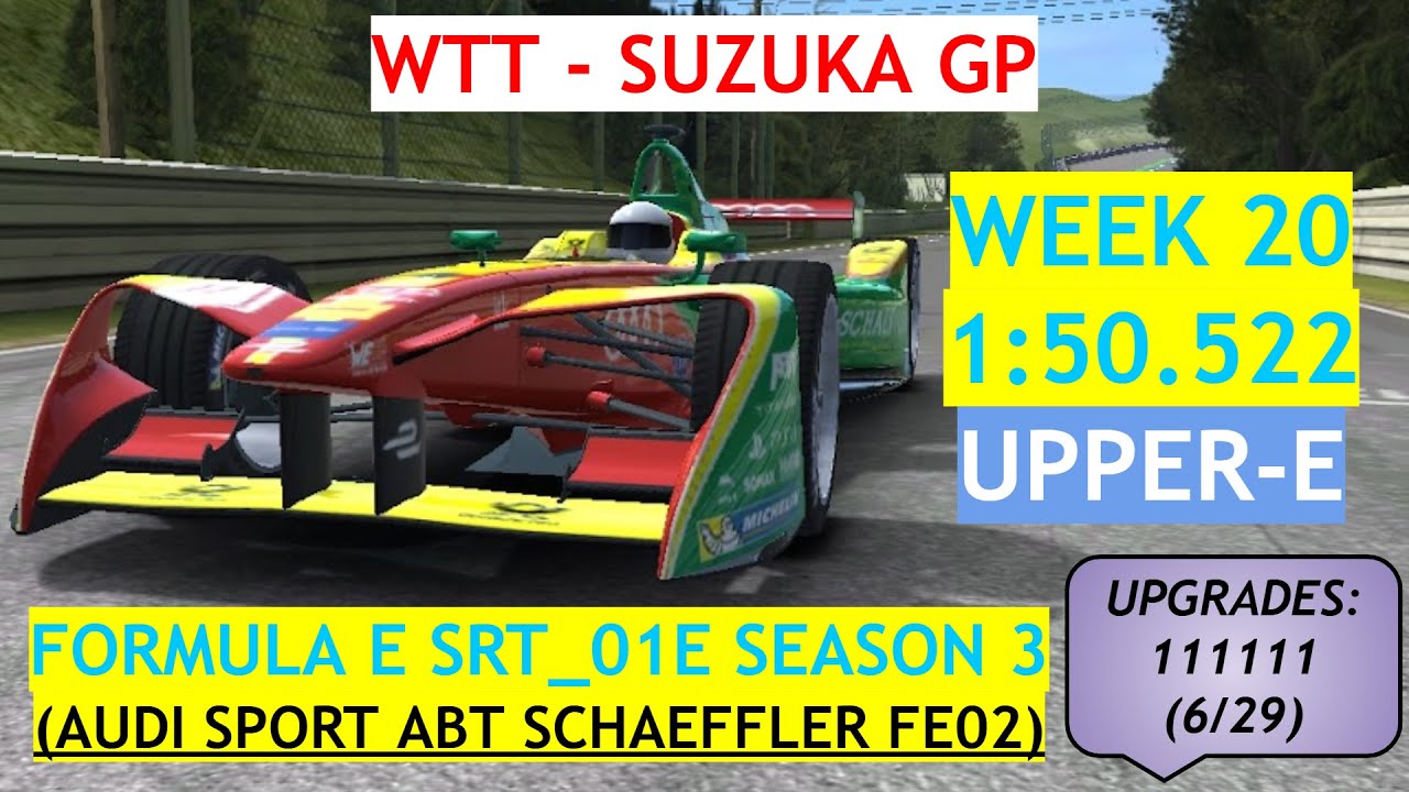 WTT (Week 20, 2025) - Formula E SRT_01E (Audi Sport ABT Schaeffler FE02 ...