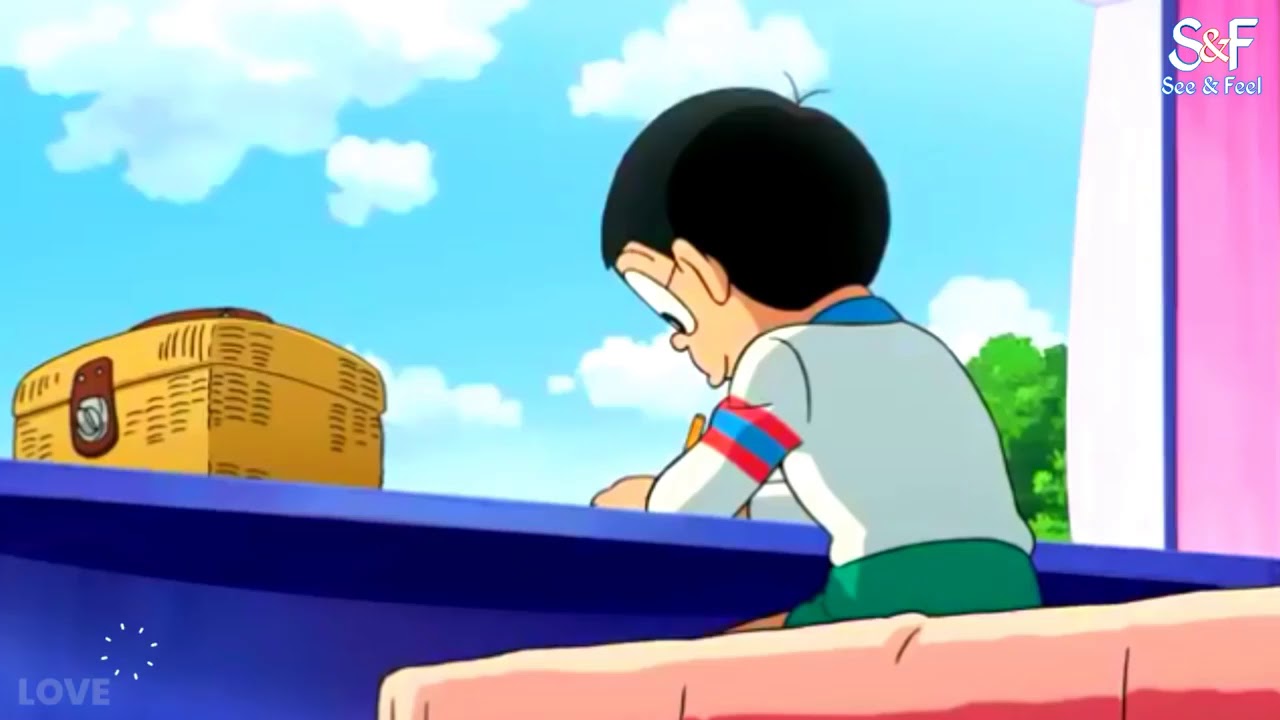 Nobita and sejuka love letter - YouTube