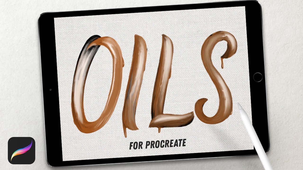 Smooth Oil Paint for PROCREATE | Brush Demo - YouTube