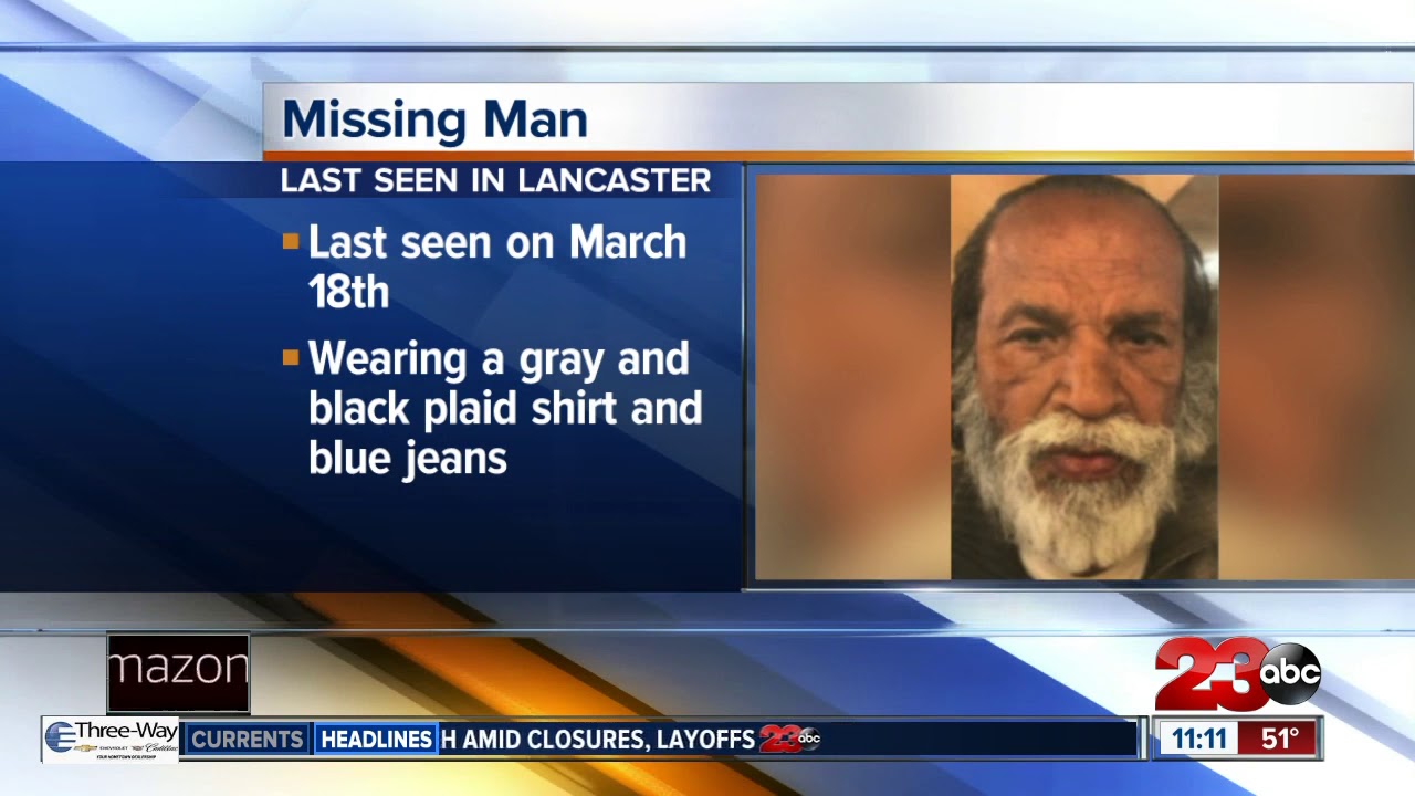 Missing Lancaster Man Last Seen March 18th Youtube