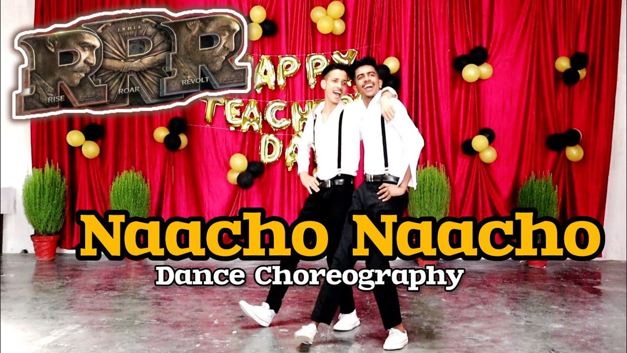 Naacho Naacho - Naatu Naatu Dance | School Boys | RRR | Jr.NTR, Ram ...