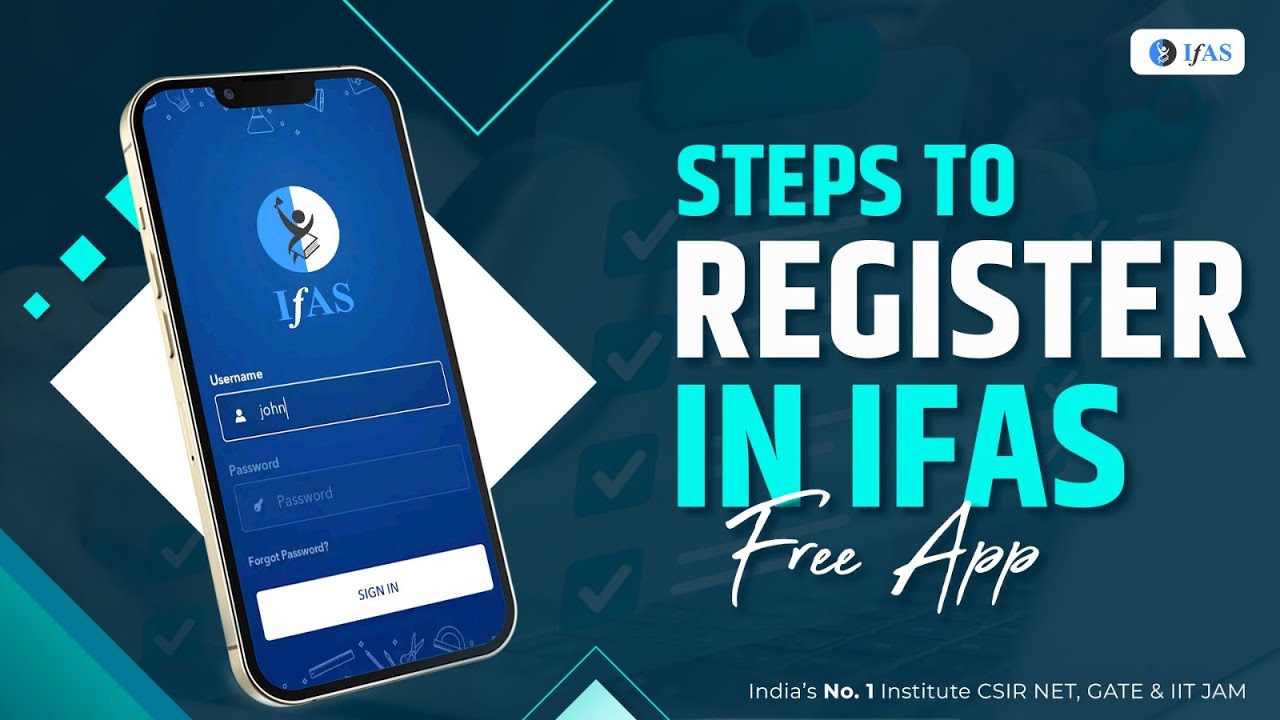 Step to step register in IFAS app in mobile | bioscience | IFAS - YouTube