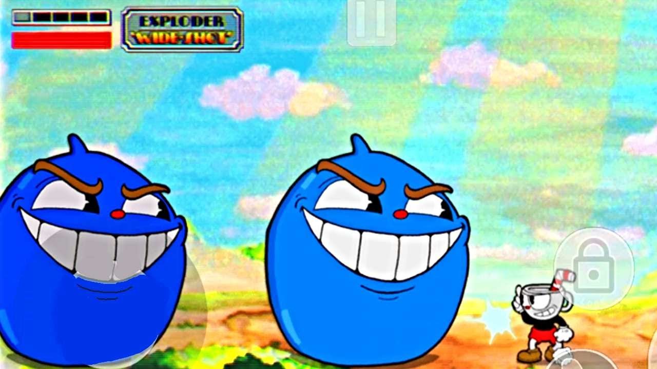 Cuphead 2013 - Double Goopy Le Grande (E3 Early Design Boss) - YouTube