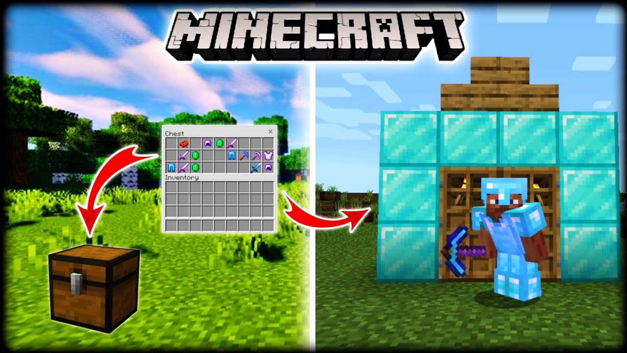 Minecraft , But Chest Gives Ultimate OP Items.... - YouTube