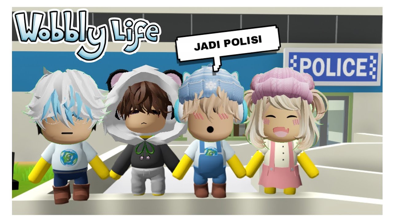 Aku Bo Dan Caca Bantuin Polisi Di Game Wobbly Life @bangboygamingYT ...