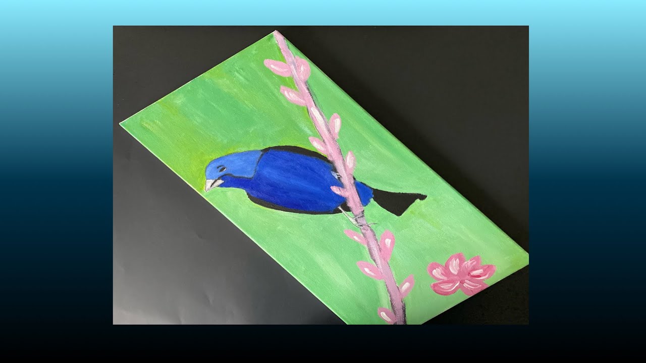 How to Paint a Bird/ Acrylic Painting/ Step by Step - YouTube