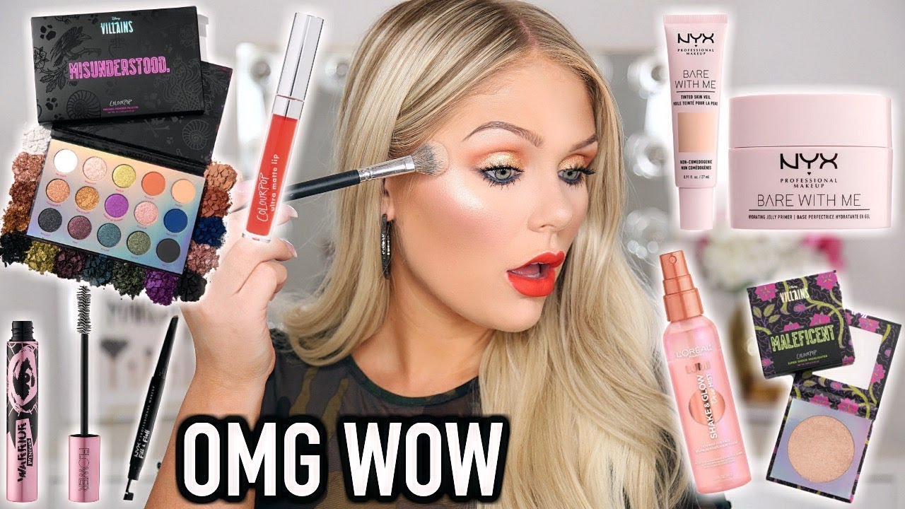 TESTING NEW DRUGSTORE MAKEUP | FULL FACE FIRST IMPRESSIONS - YouTube
