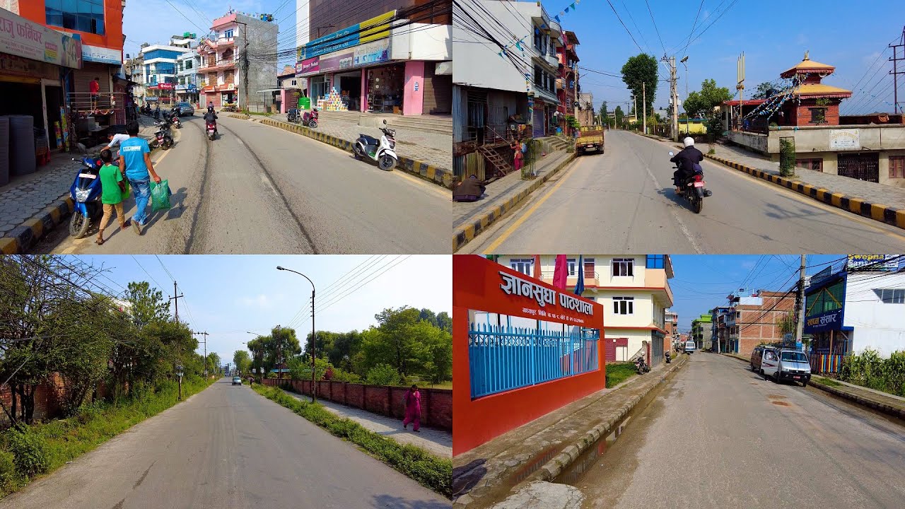 Bode to Sanothimi Ride Morning 4k - Bhaktapur, Nepal 2023 - YouTube